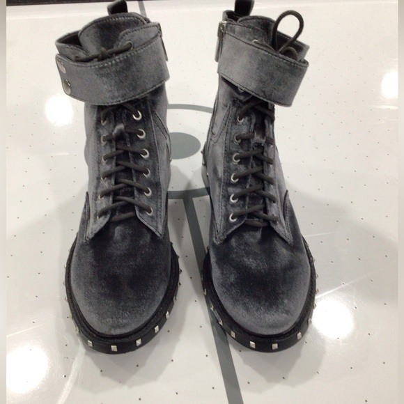 Vince Camuto | Shoes | Gorgeous Velvet Material Boots With Laces And ...